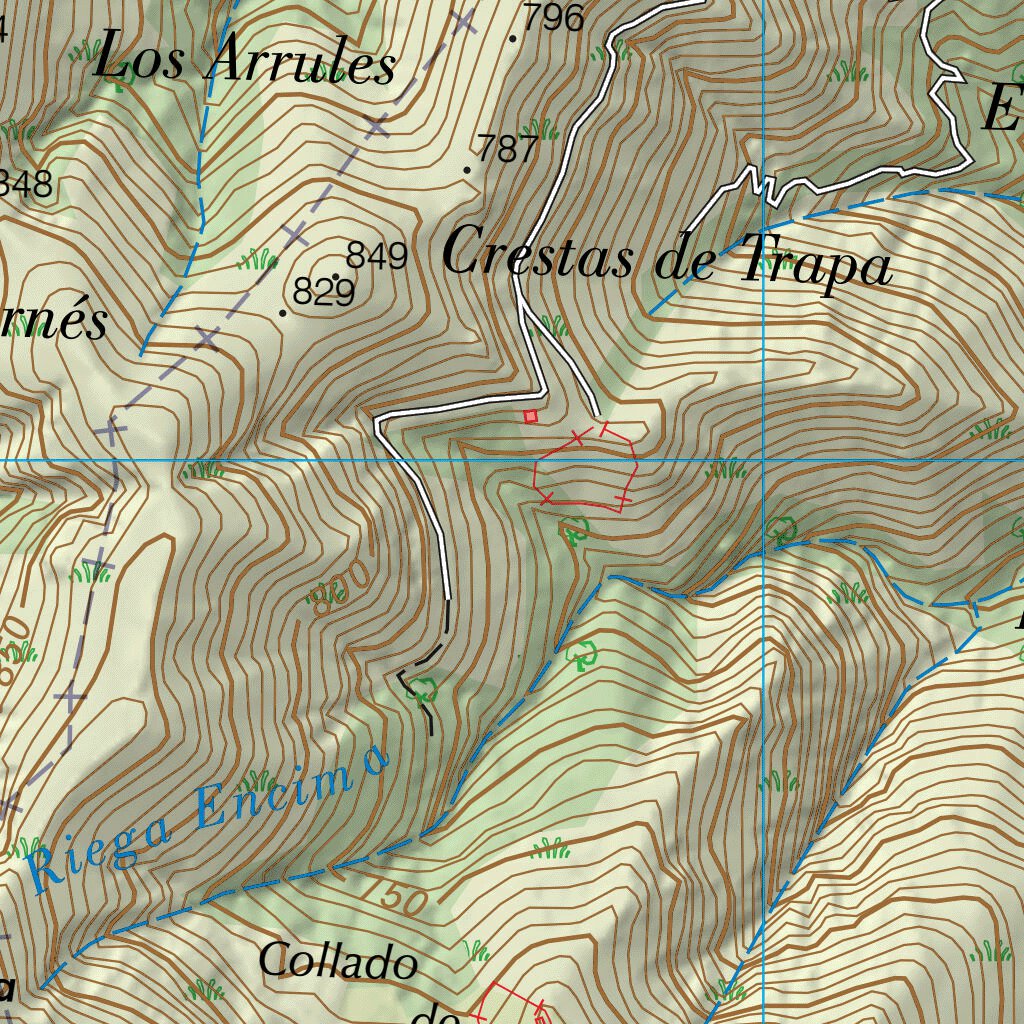 Arenas (0054-1) Map by Instituto Geografico Nacional de Espana | Avenza ...