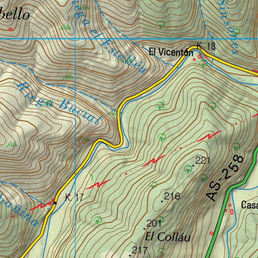 Colunga (0030-2) Map by Instituto Geografico Nacional de Espana ...