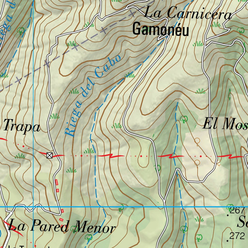 Infiesto (0030-3) Map by Instituto Geografico Nacional de Espana ...