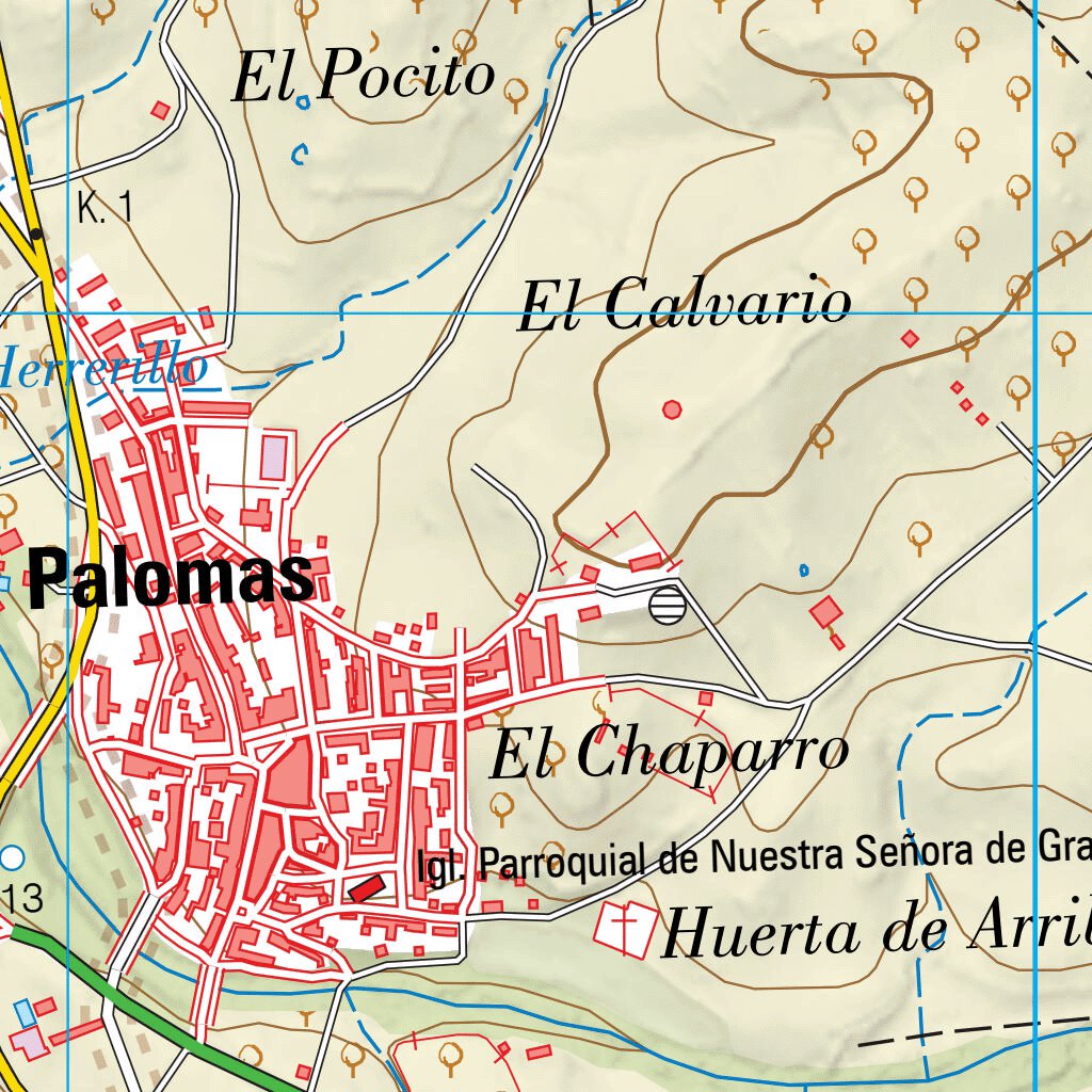 Palomas (0804-3) Map by Instituto Geografico Nacional de Espana ...
