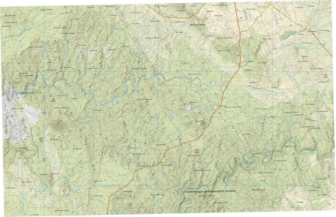 Cabeza Rubia (0852-1) Map by Instituto Geografico Nacional de Espana ...