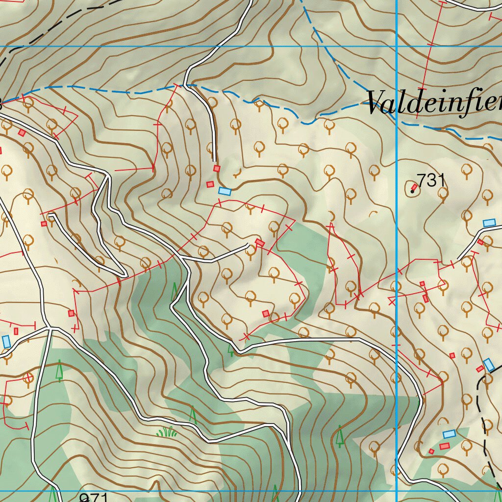 La Vicaría (0897-4) Map by Instituto Geografico Nacional de Espana ...