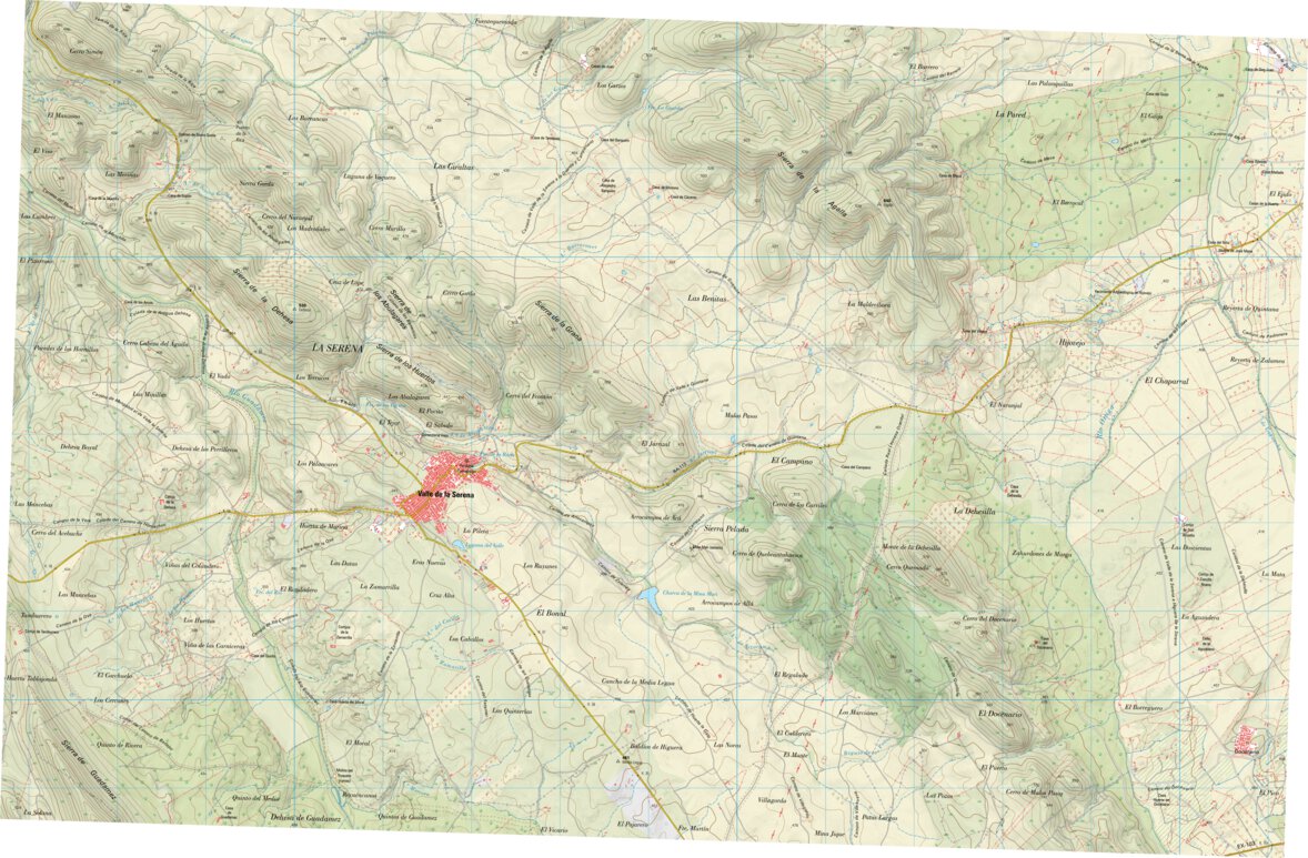 Valle de la Serena (0805-3) Map by Instituto Geografico Nacional de ...
