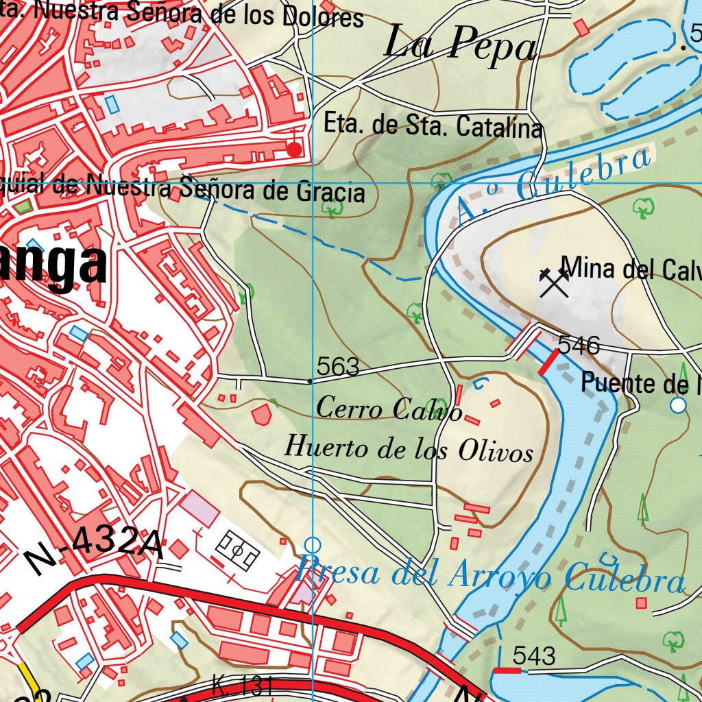 Berlanga (0878-1) Map by Instituto Geografico Nacional de Espana ...