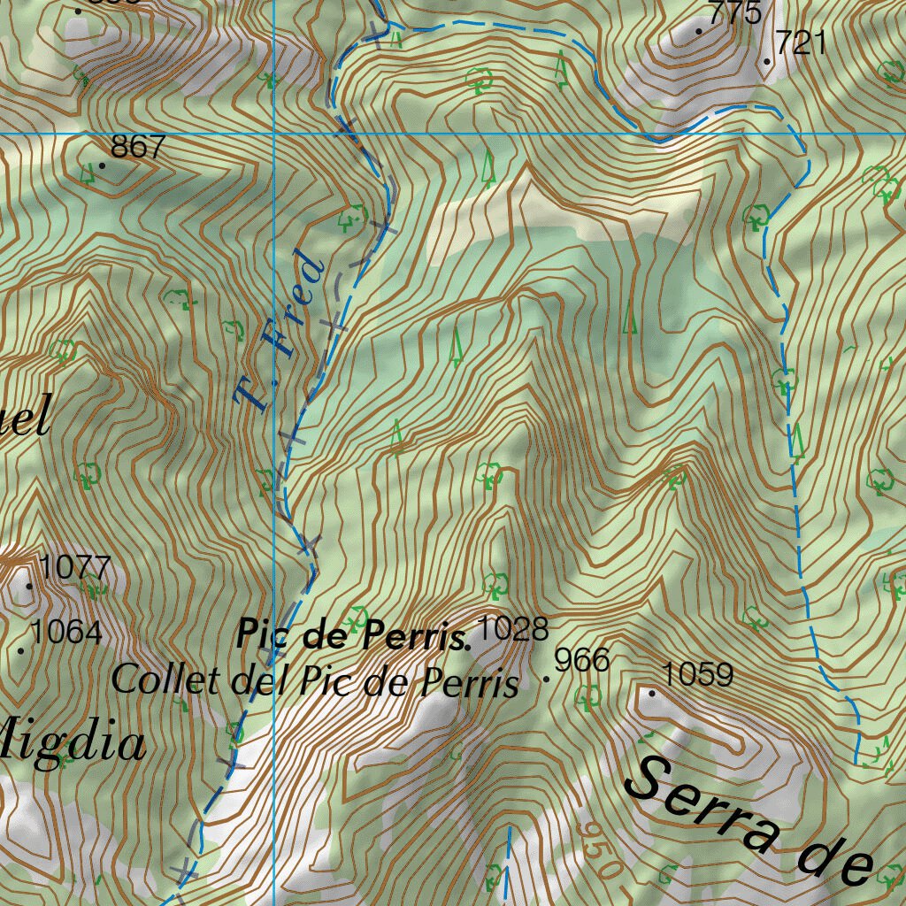 Berga (0293-1) Map by Instituto Geografico Nacional de Espana | Avenza Maps