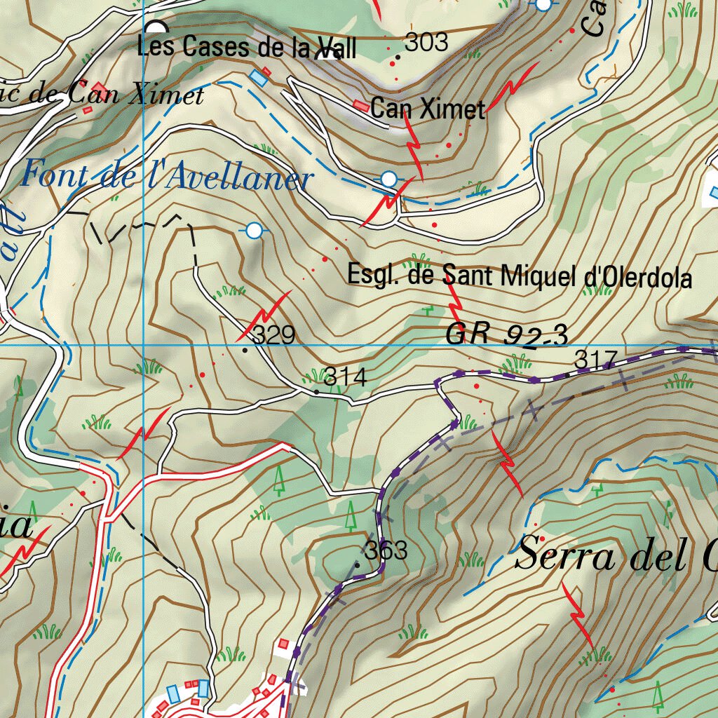 Sant Pere de Ribes (0447-2) Map by Instituto Geografico Nacional de ...