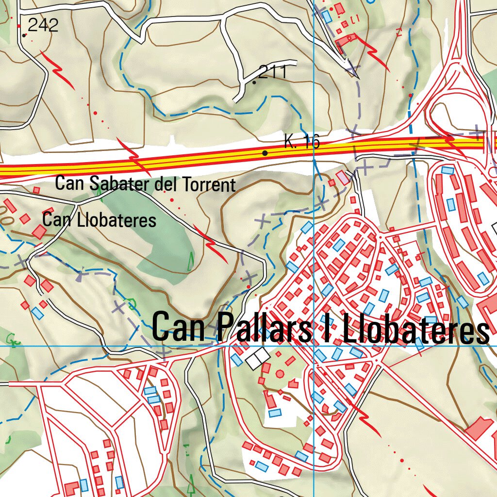 Sabadell (0392-4) Map by Instituto Geografico Nacional de Espana ...