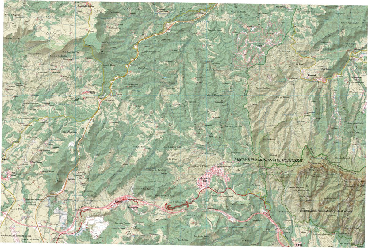 Castellolí (0391-2) Map by Instituto Geografico Nacional de Espana ...