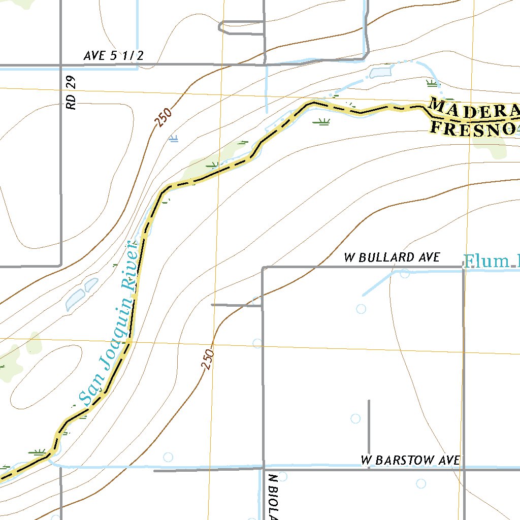 Biola, CA (2018, 24000-Scale) Map by United States Geological Survey ...