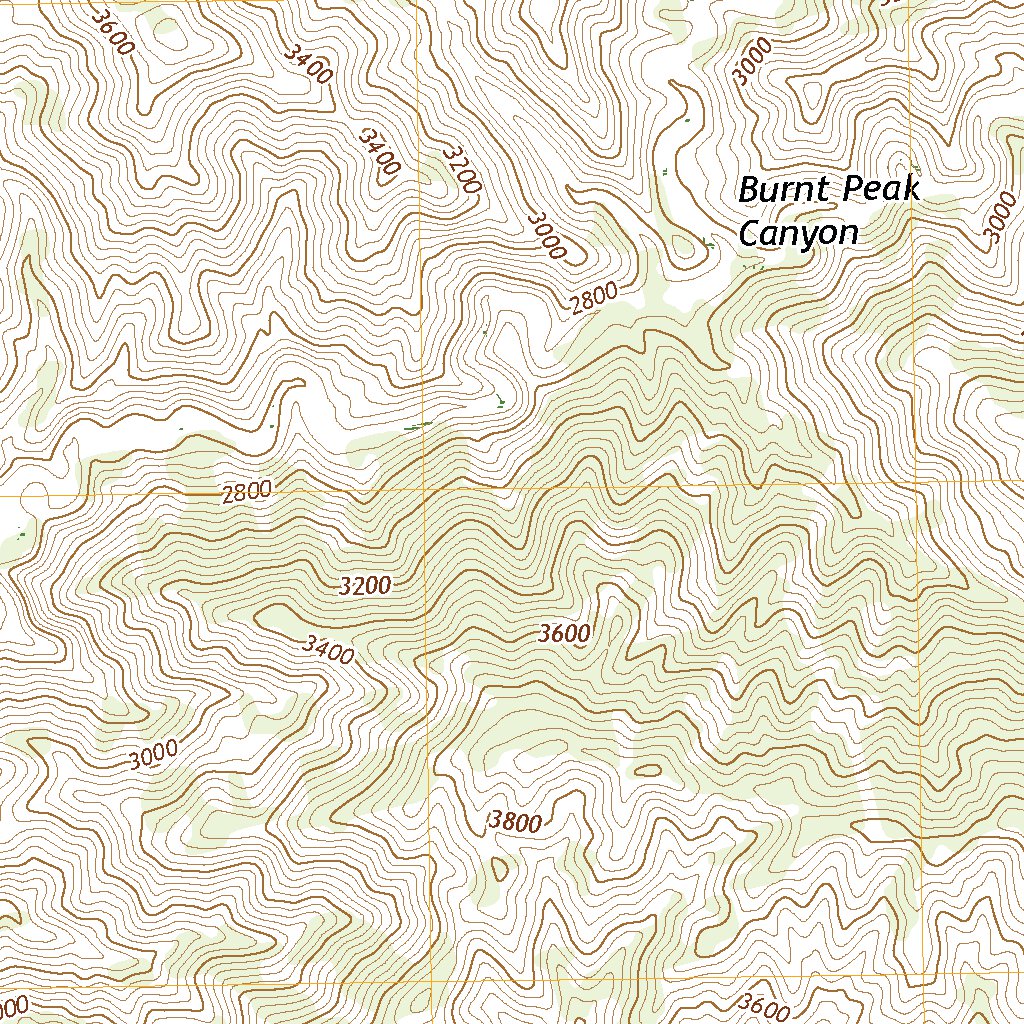 Burnt Peak, CA (2018, 24000-Scale) Map by United States Geological ...