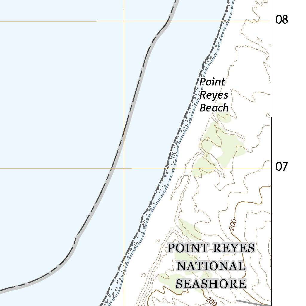 Drakes Bay OE W, CA (2018, 24000-Scale) Map by United States Geological ...