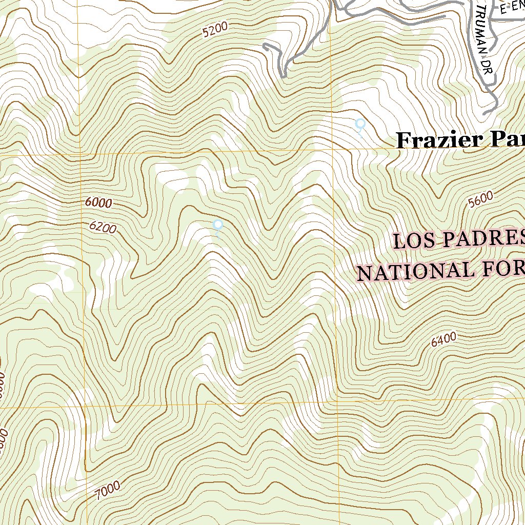 Frazier Mountain, CA (2018, 24000-Scale) Map by United States ...