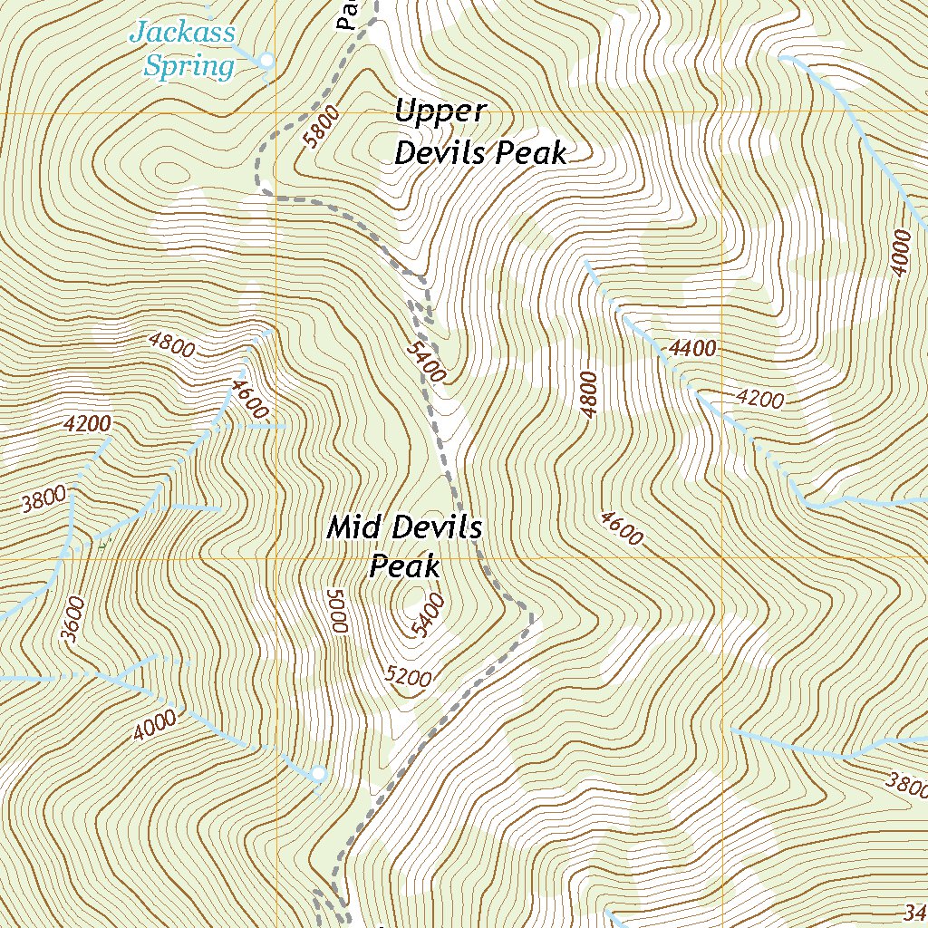 Kangaroo Mountain, CA (2018, 24000-Scale) Map by United States ...