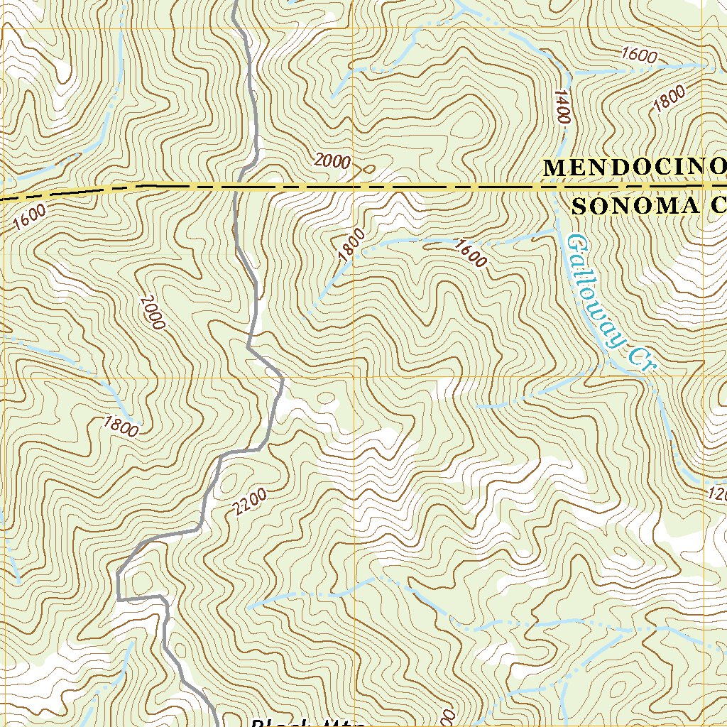 Gube Mountain, CA (2018, 24000-Scale) Map by United States Geological ...