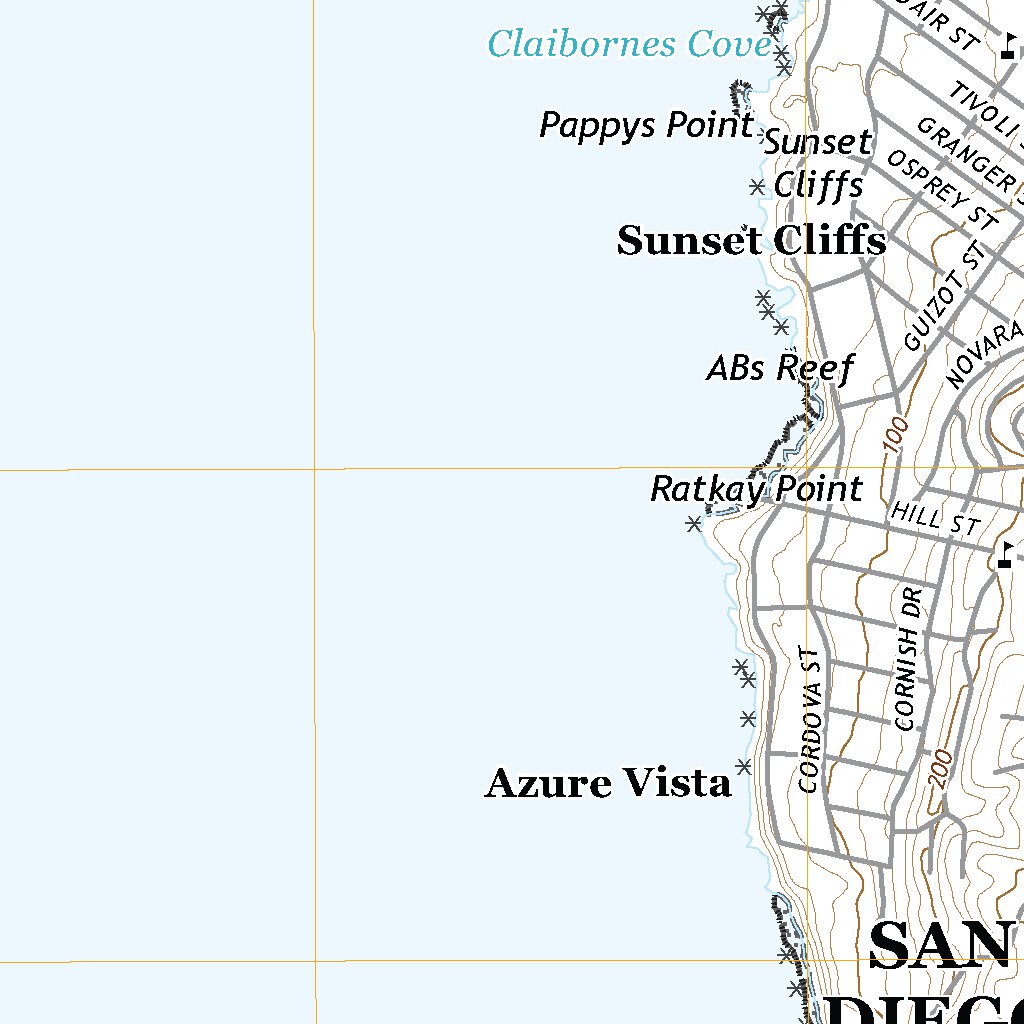 Point Loma OE W, CA (2018, 24000-Scale) Map by United States Geological ...