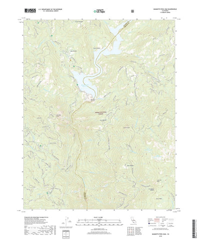 Mammoth Pool Dam, CA (2018, 24000-Scale) Map by United States ...