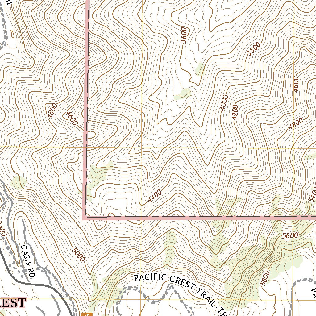Monument Peak, CA (2018, 24000-Scale) Map by United States Geological ...