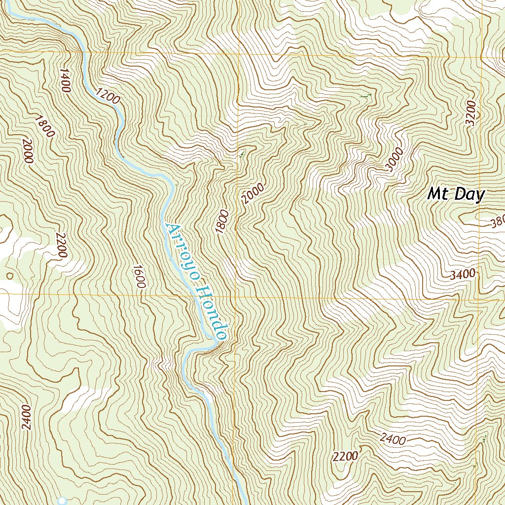 Mount Day, CA (2018, 24000-Scale) Map by United States Geological ...