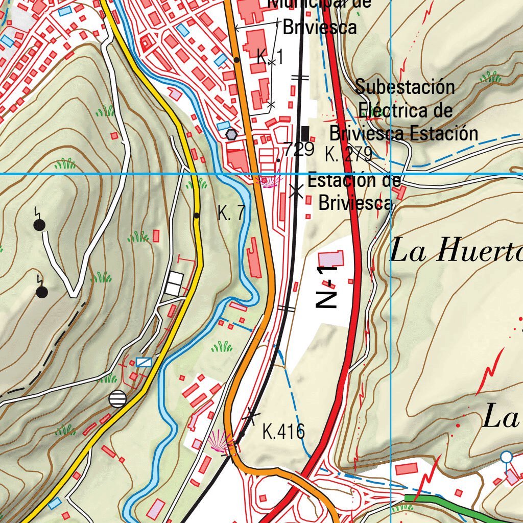 Briviesca (0168-4) Map by Instituto Geografico Nacional de Espana ...