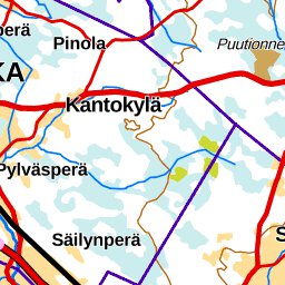 Nivala : 1:500 000 (Q4) Map by MaanMittausLaitos | Avenza Maps