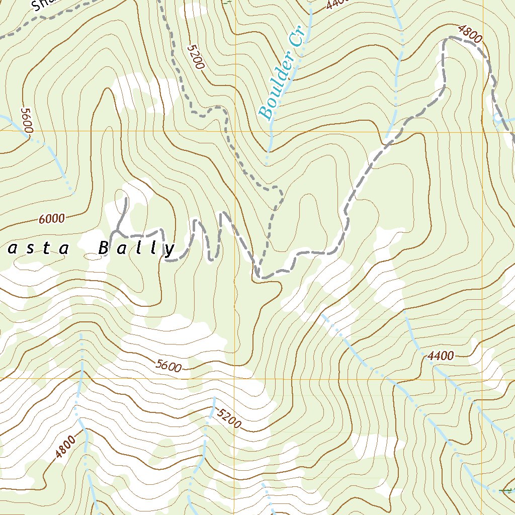 Shasta Bally, CA (2018, 24000-Scale) Map by United States Geological ...