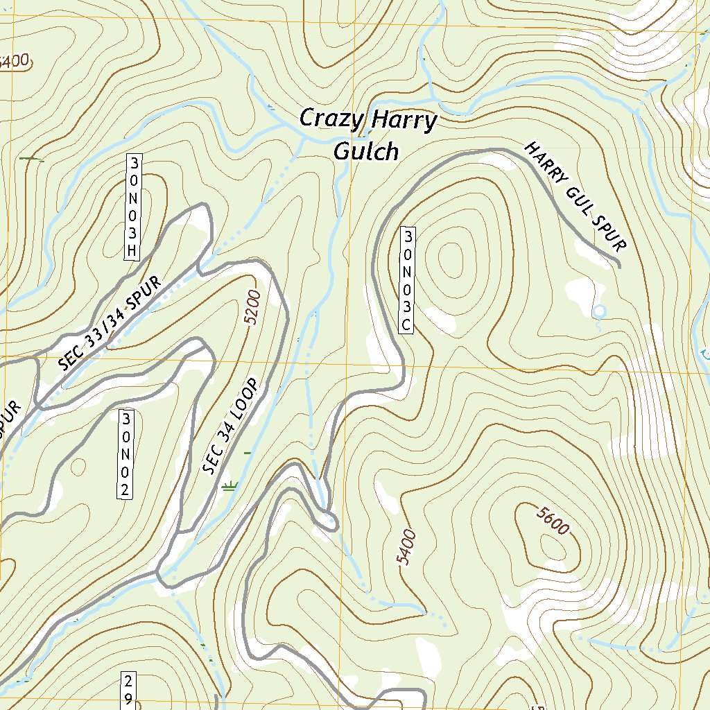 Roop Mountain, CA (2018, 24000-Scale) Map by United States Geological ...