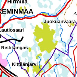 Kemi : 1:500 000 (S4) Map by MaanMittausLaitos | Avenza Maps