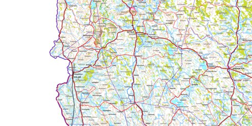 Sodankylä : 1:500 000 (U4) Map by MaanMittausLaitos | Avenza Maps