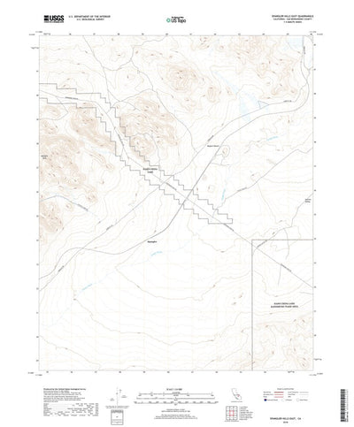 Spangler Hills East, CA (2018, 24000-Scale) Map by United States ...