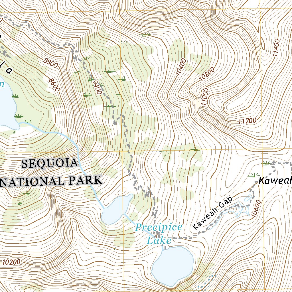 Triple Divide Peak, CA (2018, 24000-Scale) Map by United States ...