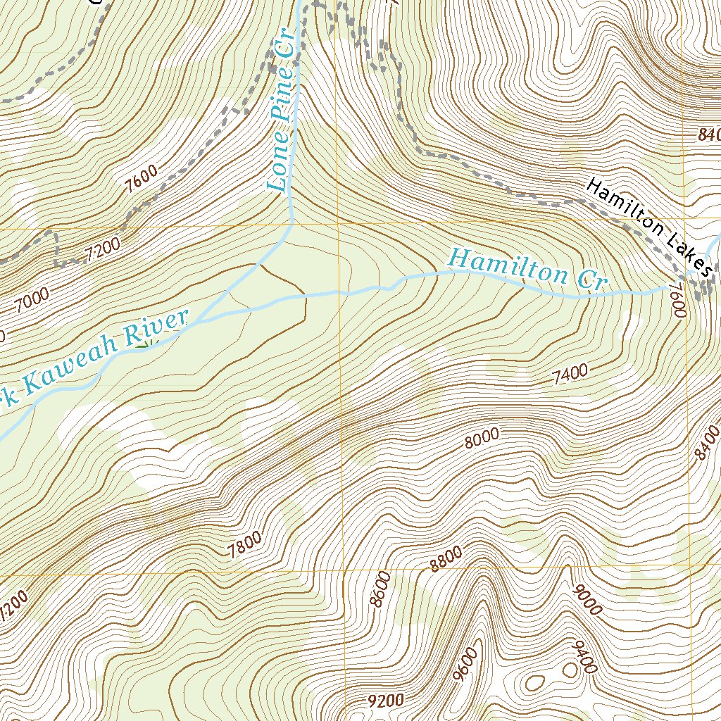 Triple Divide Peak, CA (2018, 24000-Scale) Map by United States ...