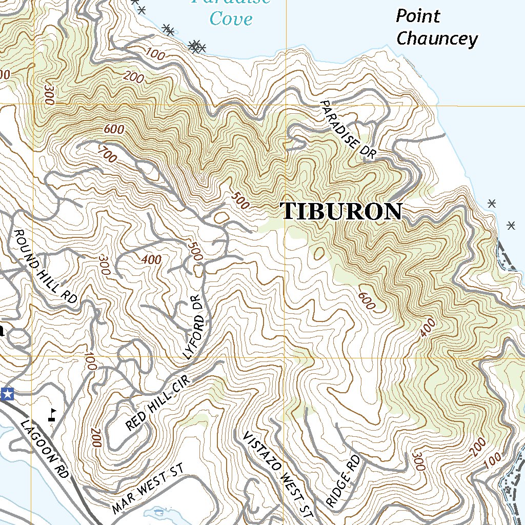 San Quentin, CA (2018, 24000-Scale) Map by United States Geological ...