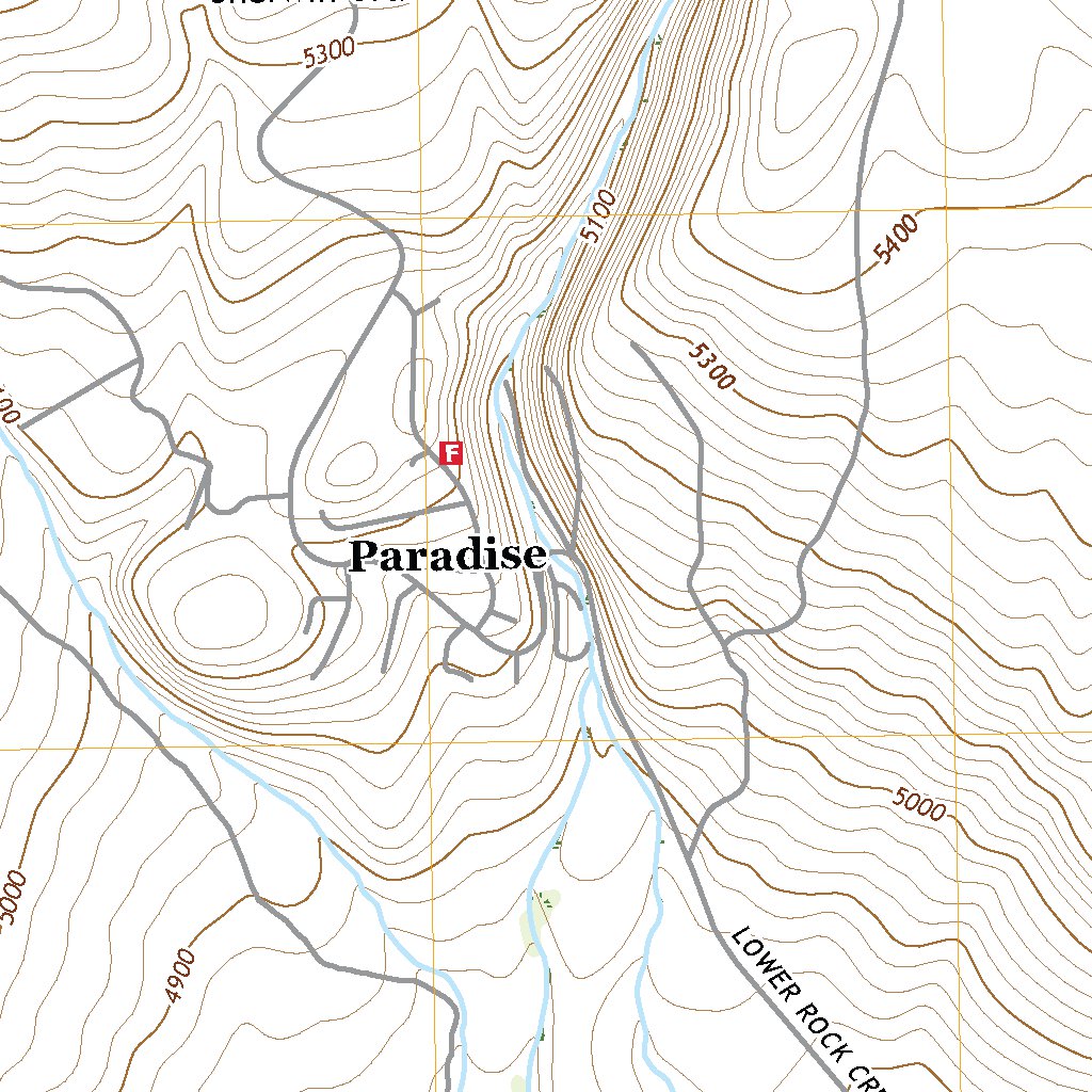 Rovana, CA (2018, 24000-Scale) Map by United States Geological Survey ...