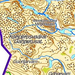 Kilpisjärvi : 1:500 000 (W3) Map by MaanMittausLaitos | Avenza Maps