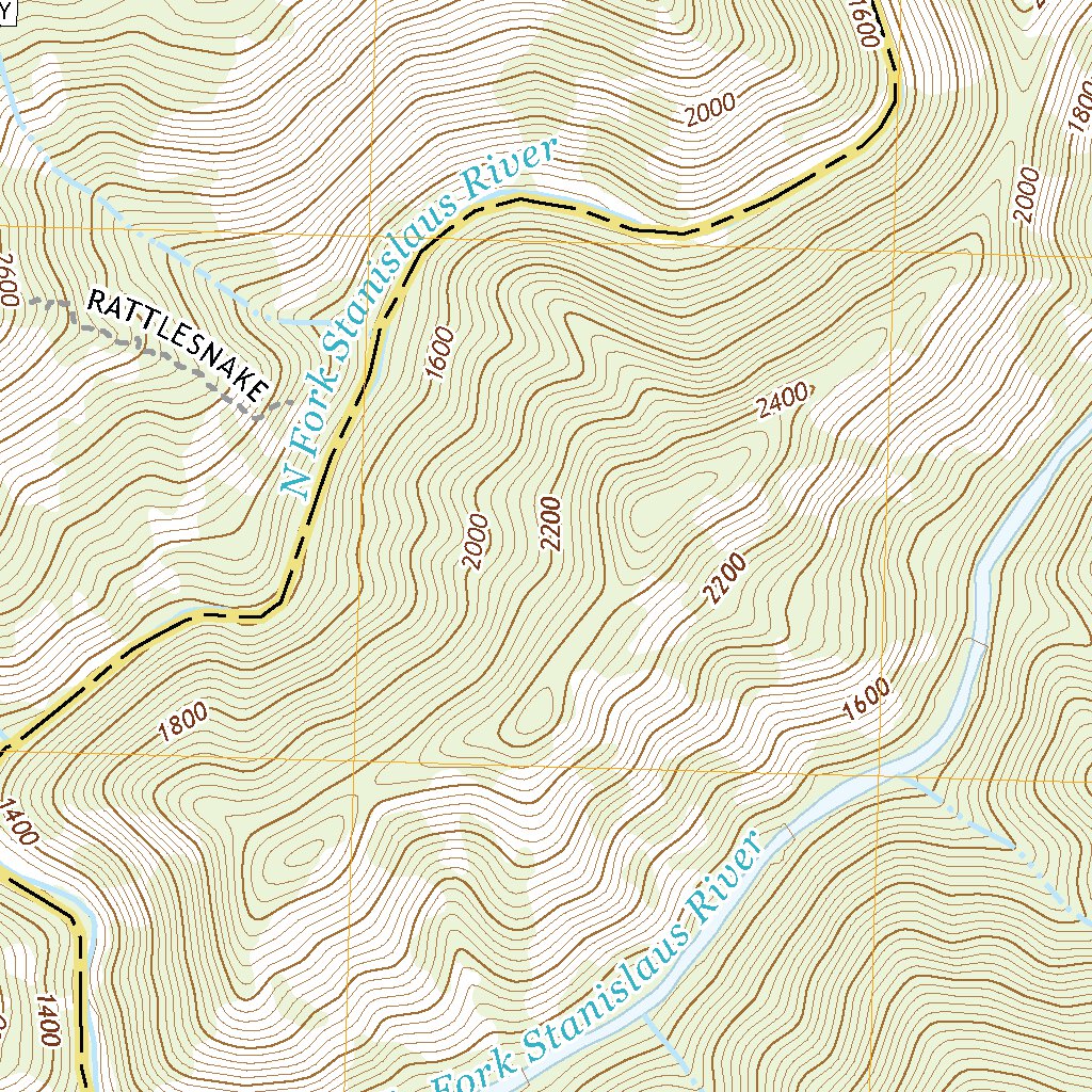 Stanislaus, CA (2018, 24000-Scale) Map by United States Geological ...