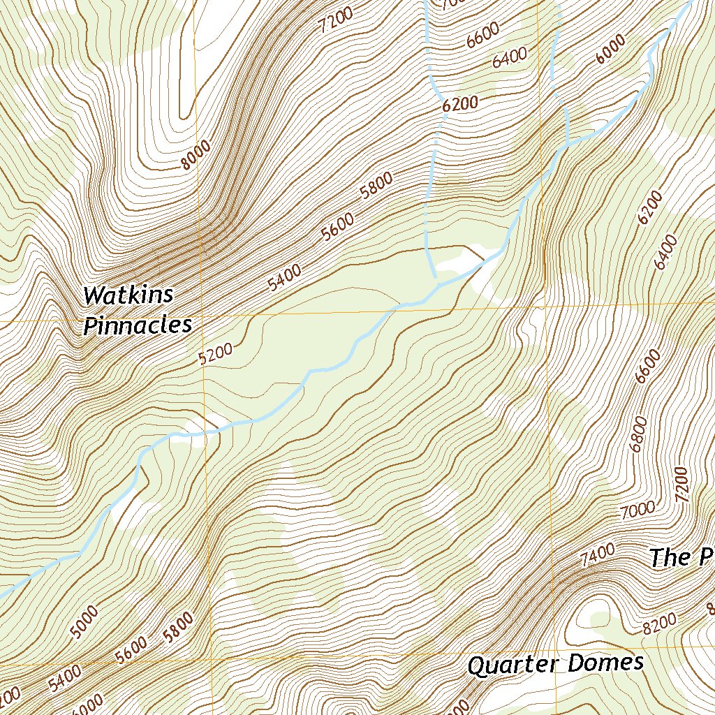 Yosemite Falls, CA (2018, 24000-Scale) Map by United States Geological ...
