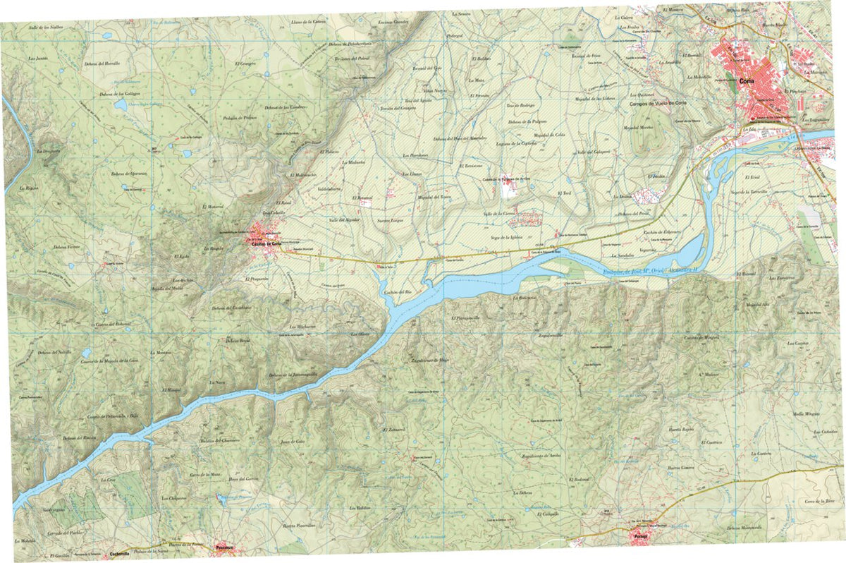 Coria (0621-2) Map by Instituto Geografico Nacional de Espana | Avenza Maps