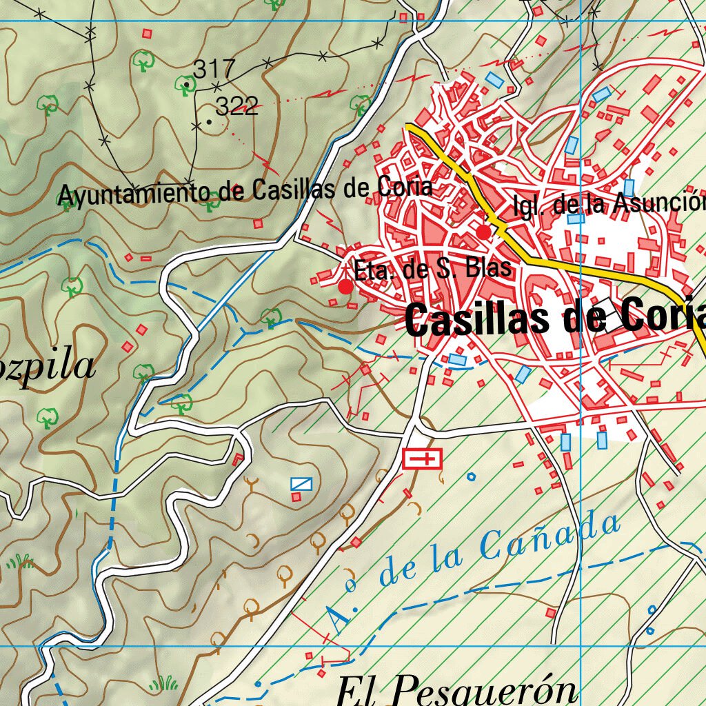 Coria (0621-2) Map by Instituto Geografico Nacional de Espana | Avenza Maps