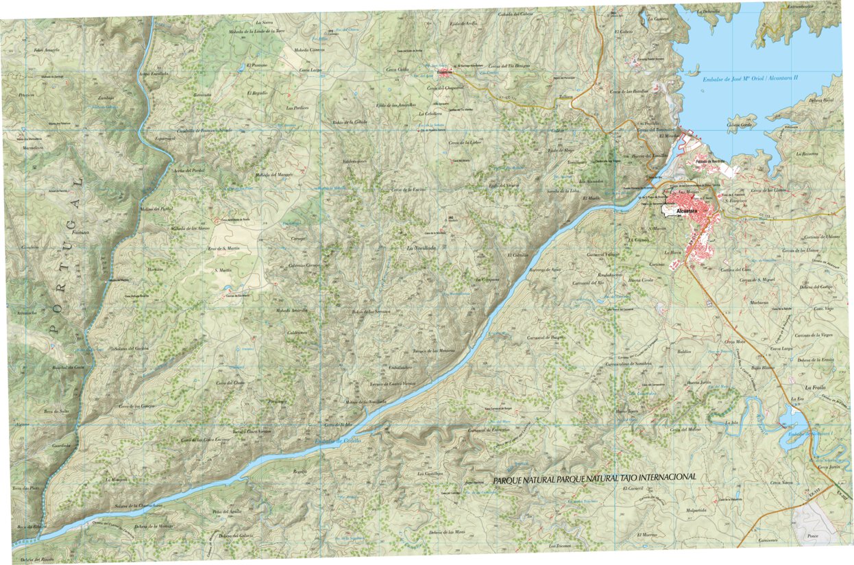 Alcántara (0648-4) Map by Instituto Geografico Nacional de Espana ...