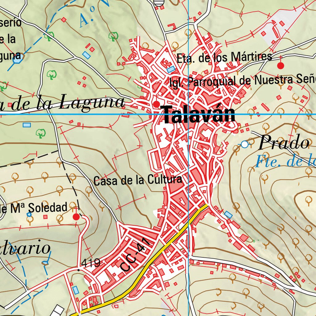 Talaván (0650-4) Map by Instituto Geografico Nacional de Espana ...