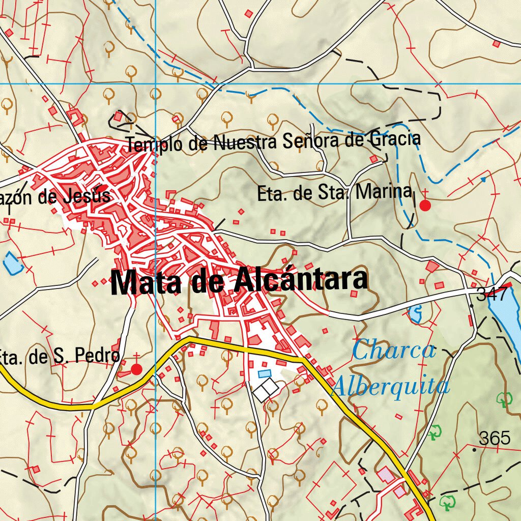 Mata de Alcántara (0649-3) Map by Instituto Geografico Nacional de Espana | Avenza Maps
