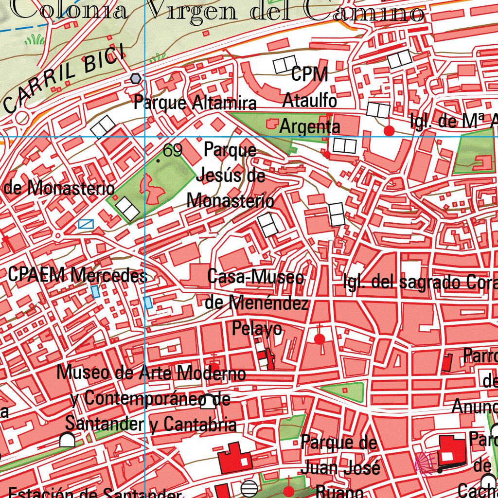 Santander (0035-1) Map by Instituto Geografico Nacional de Espana ...