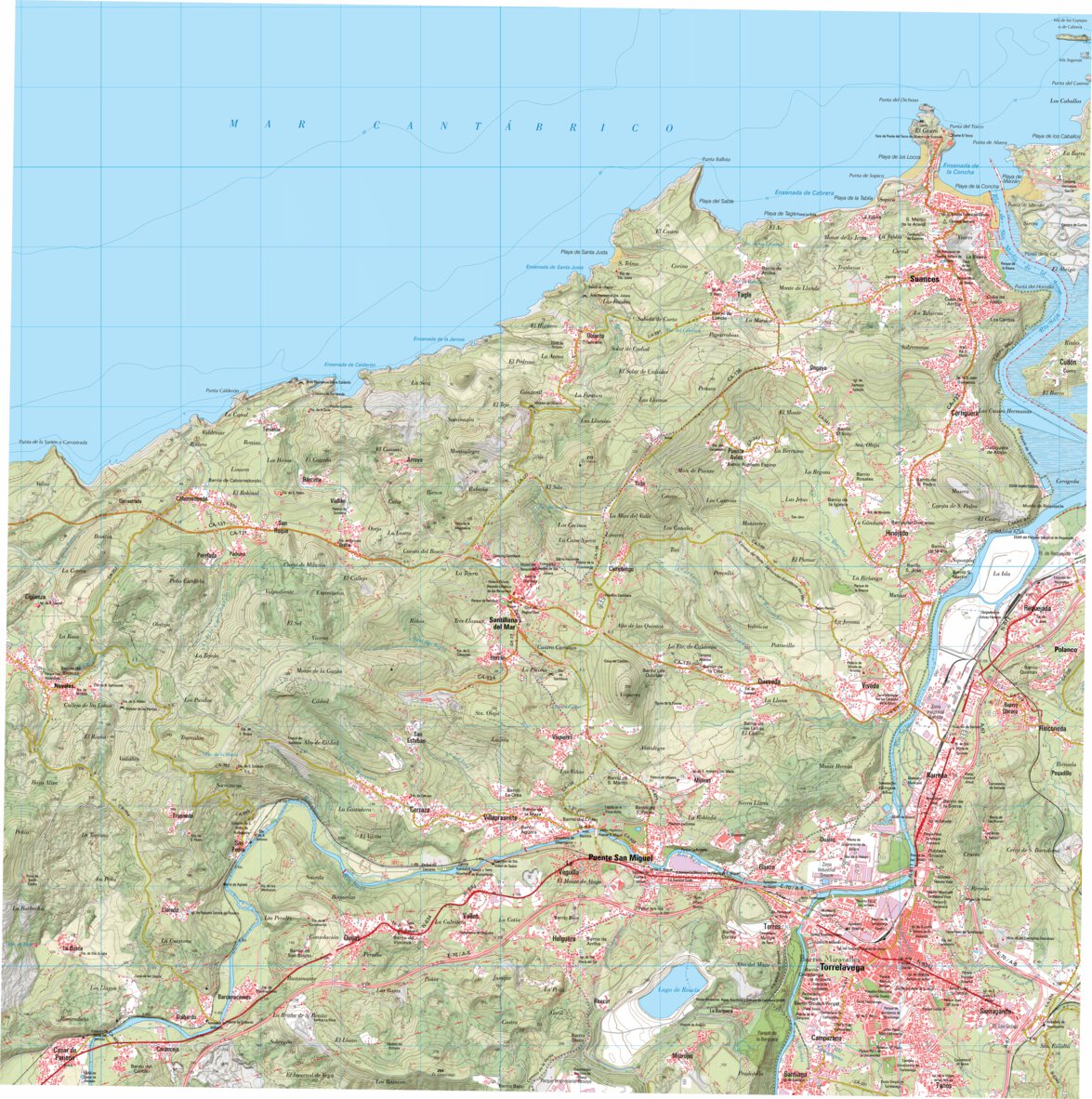 Torrelavega (0034-3) Map by Instituto Geografico Nacional de Espana ...