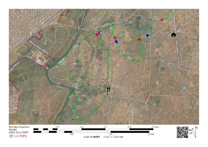 Afsaal Sundowner Game Drive Map by Single Batch | Avenza Maps