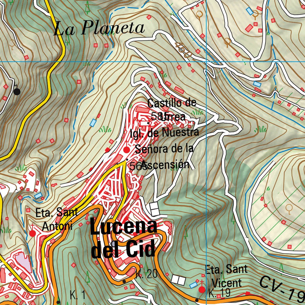 Lucena del Cid (0615-2) Map by Instituto Geografico Nacional de Espana ...