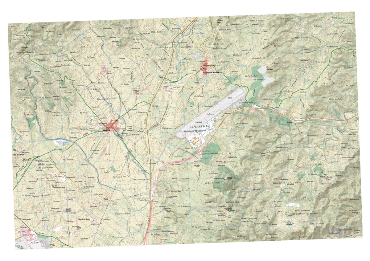 Benlloch (0593-4) Map by Instituto Geografico Nacional de Espana ...