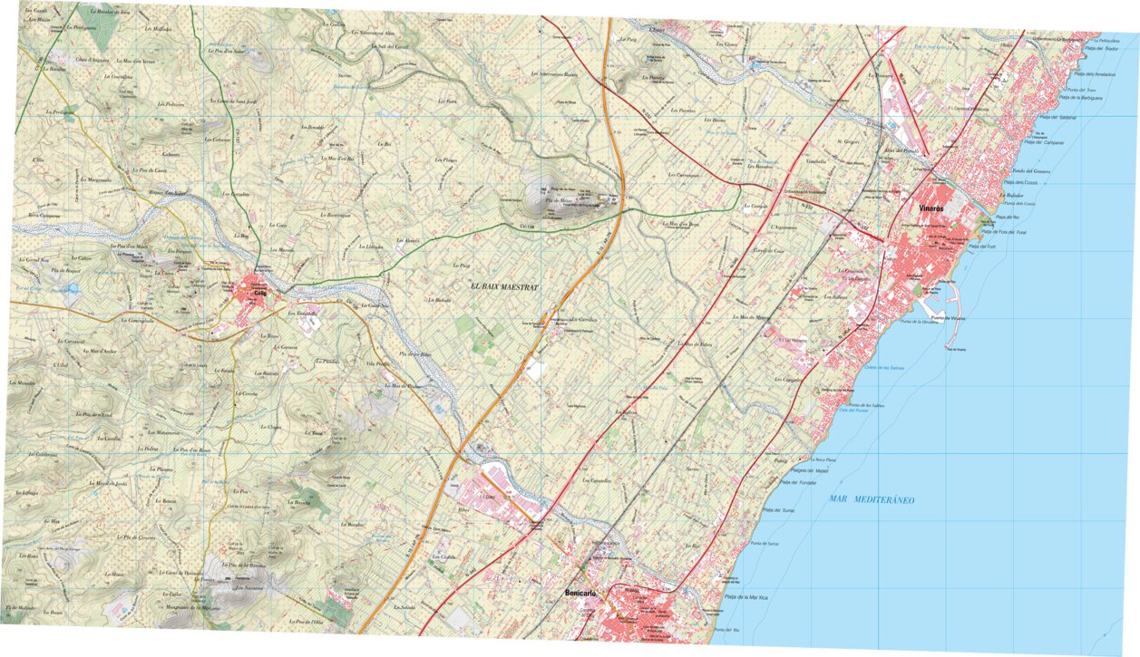 Vinaròs (0571-2) Map by Instituto Geografico Nacional de Espana ...
