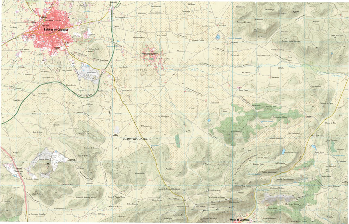 Bolaños de Calatrava (0785-4) Map by Instituto Geografico Nacional de ...