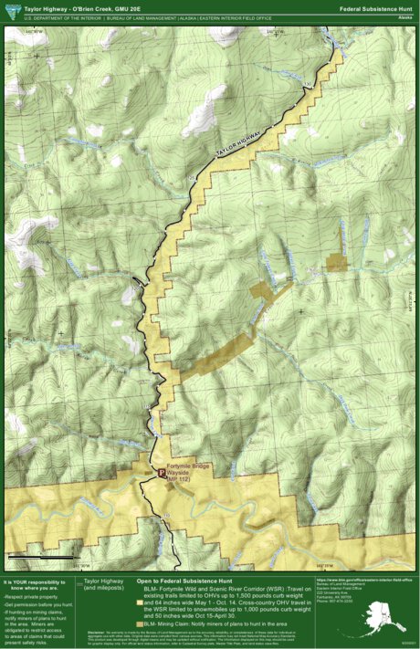 Alaska GMU 20E: O'Brien Creek of the Fortymile River - Federal ...