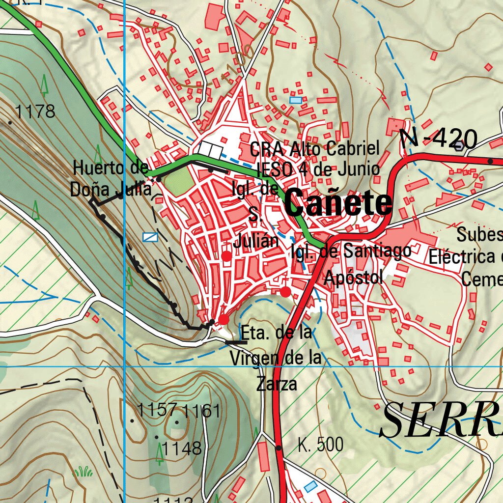 Cañete (0611-4) Map by Instituto Geografico Nacional de Espana | Avenza ...